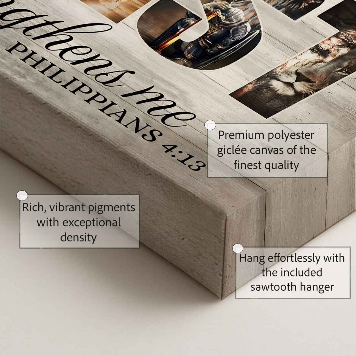 I Can Do All Things Through Christ Philippians 4:13 Canvas Wall Art ...