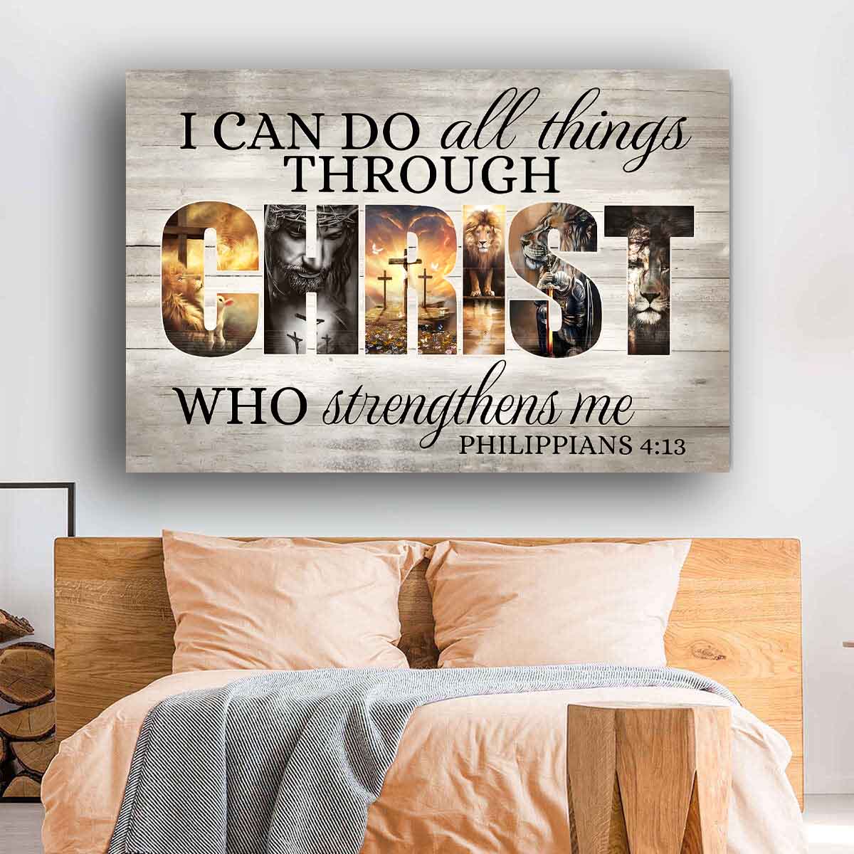 I Can Do All Things Through Christ Philippians 4:13 Canvas Wall Art ...